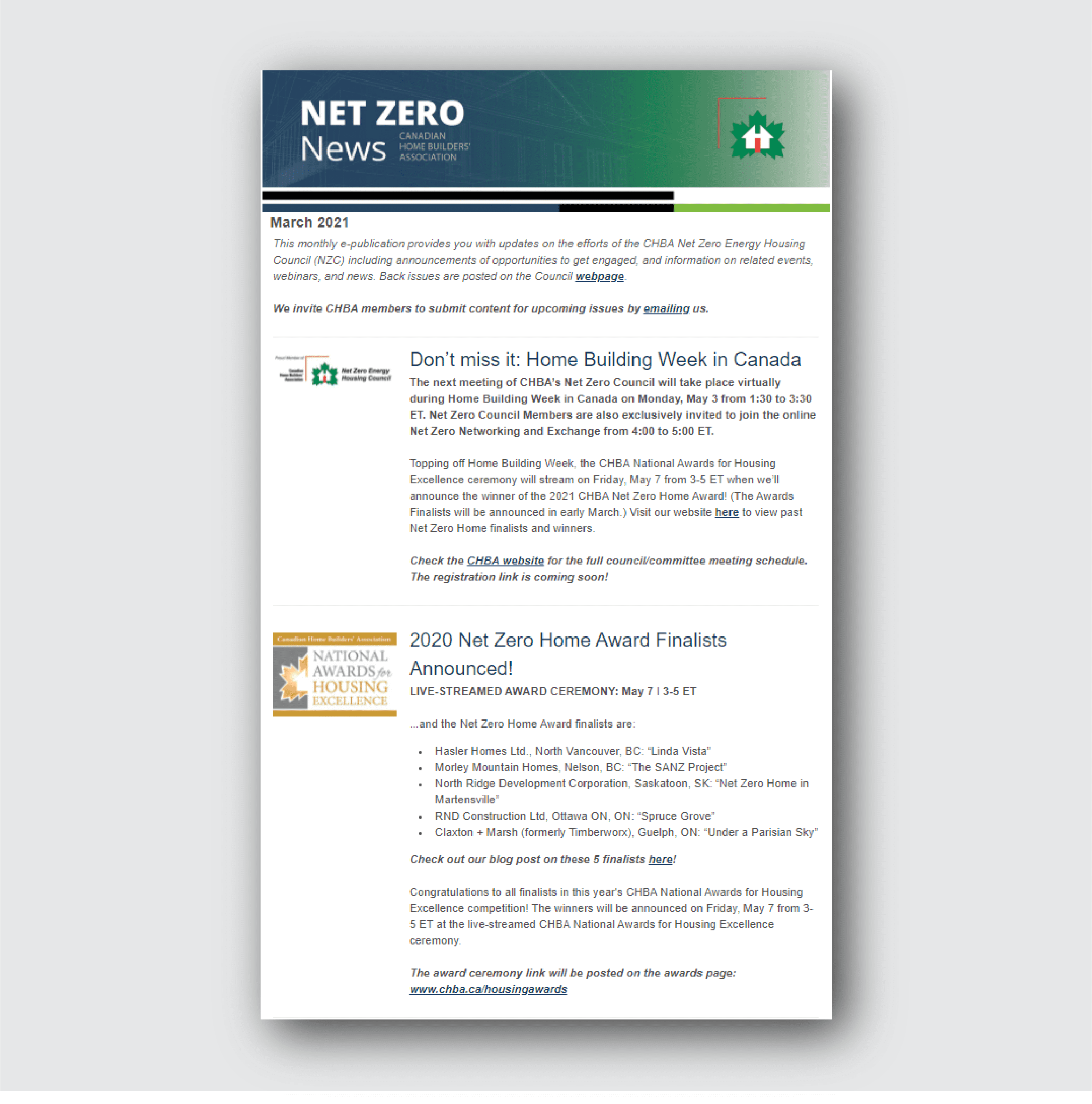 Net Zero Marketing Resources - Canadian Home Builders' Association